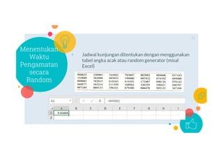 5. PERANCANGAN SISTEM KERJA & ERGONOMI - SAMPLING KERJA | PDF
