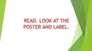 5. read poster label page 97 | PPT