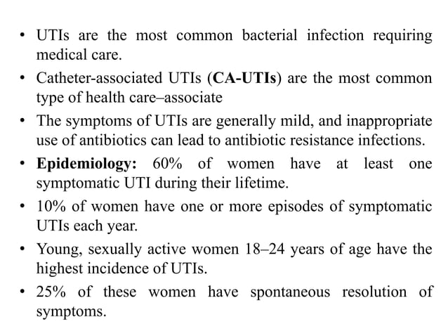 Urinary Tract Infection and Treatment-Pharmacy- Medicinal Chemistry ...