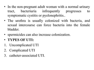 Urinary Tract Infection and Treatment-Pharmacy- Medicinal Chemistry ...
