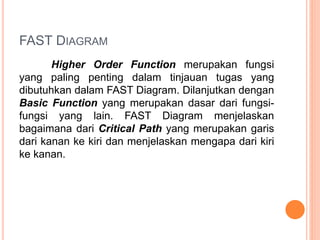 ANALISIS FUNGSI - REKAYASA NILAI | PPT