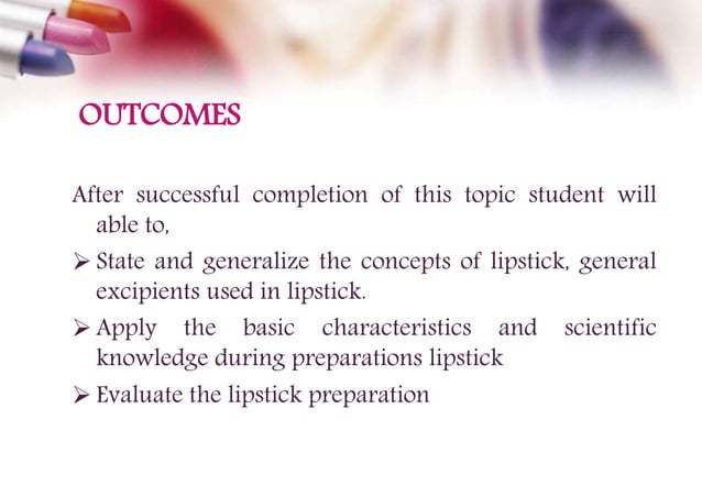 Lipstick | PPT