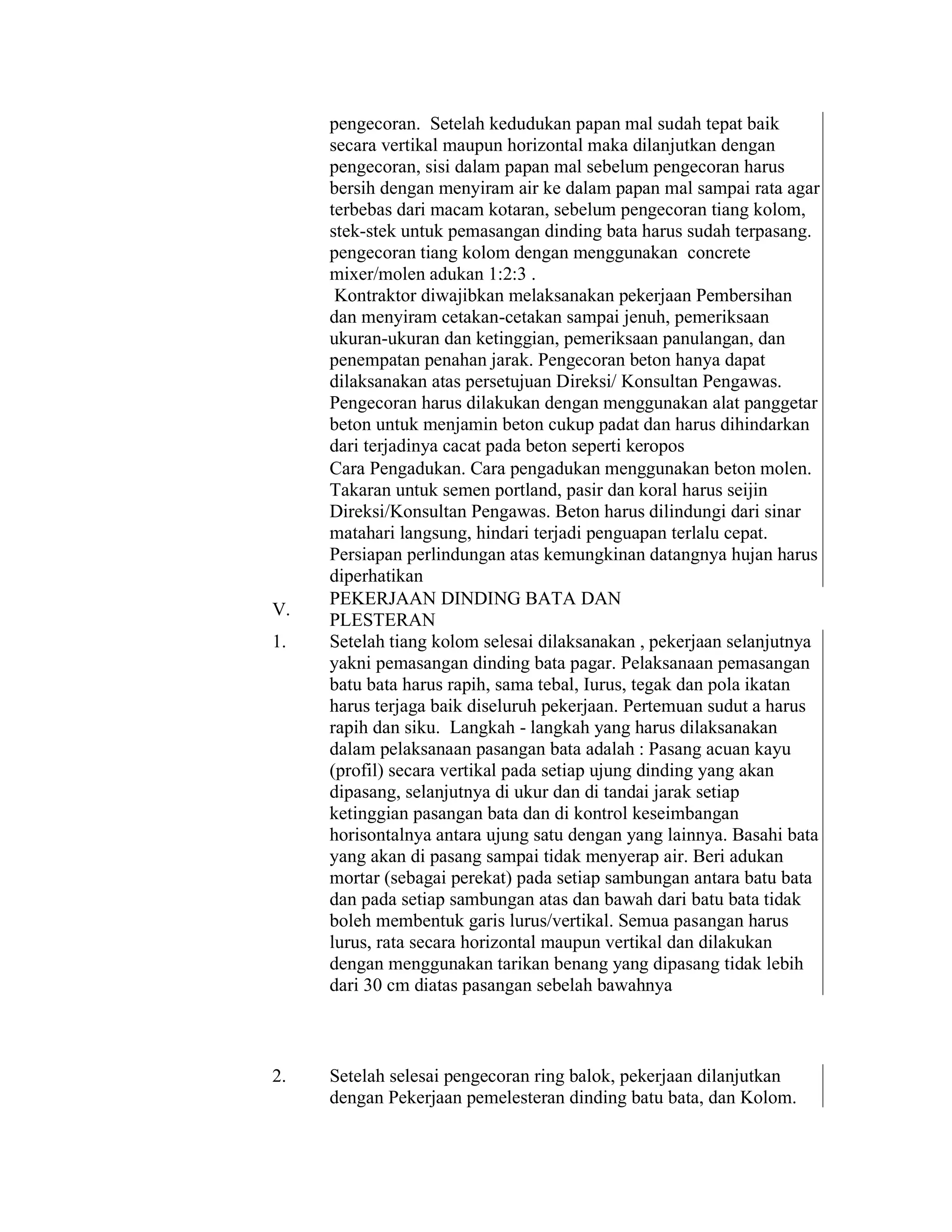 5. metode pembangunan pagar | PDF