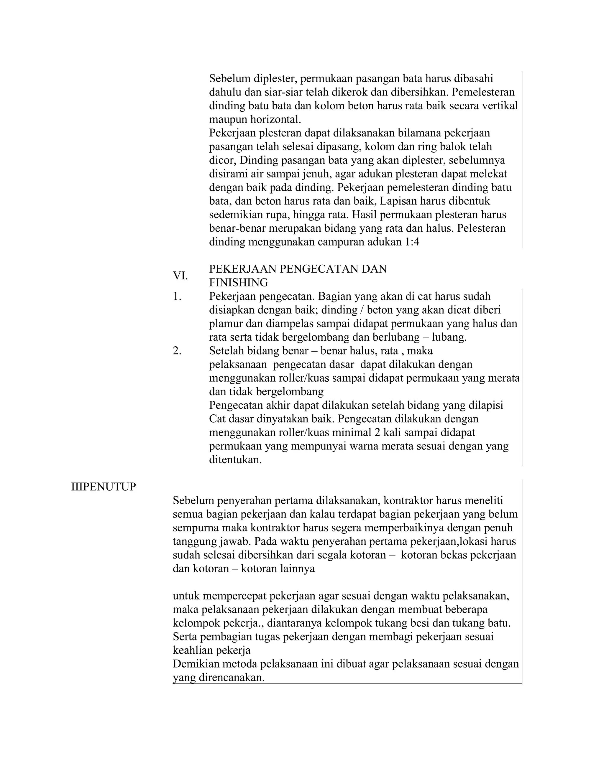 5. metode pembangunan pagar | PDF