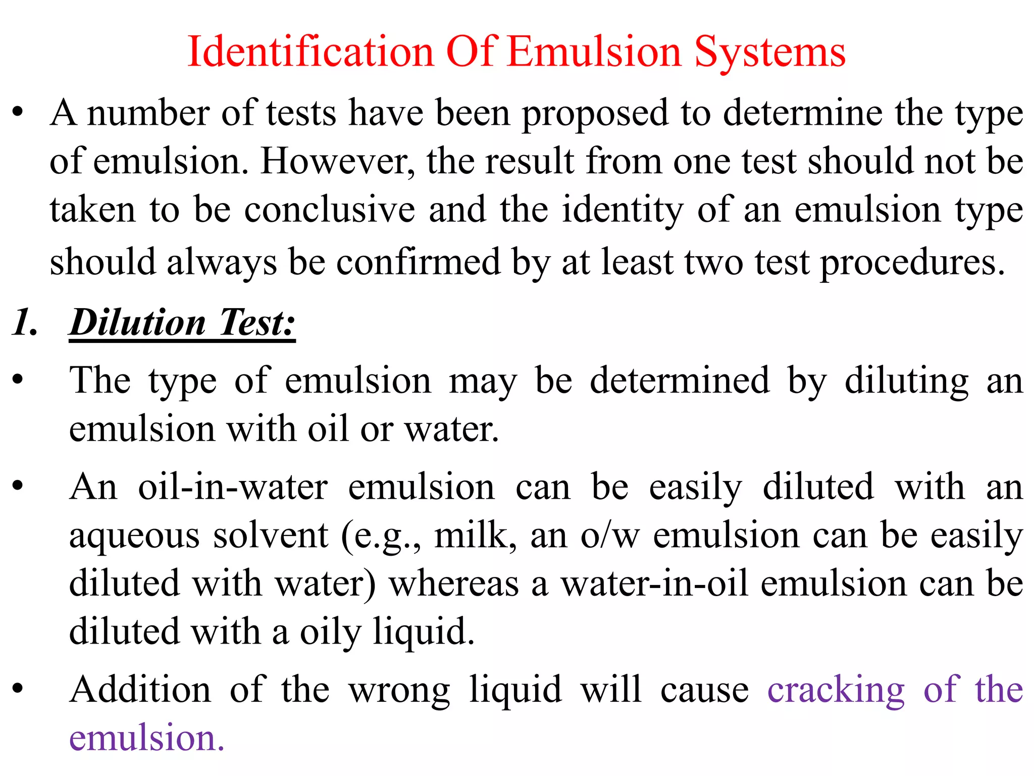 Emulsion - Physical Pharmacy | PPT