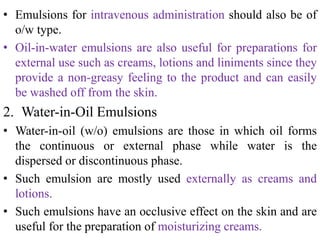 Emulsion - Physical Pharmacy | PPT