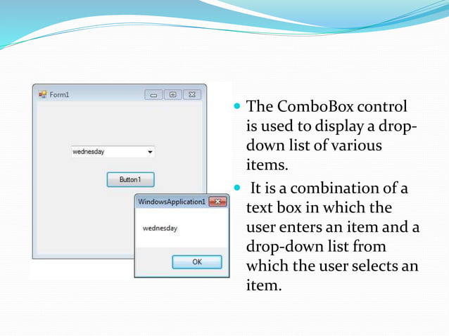 5. combobox | PPT | Technology & Computing