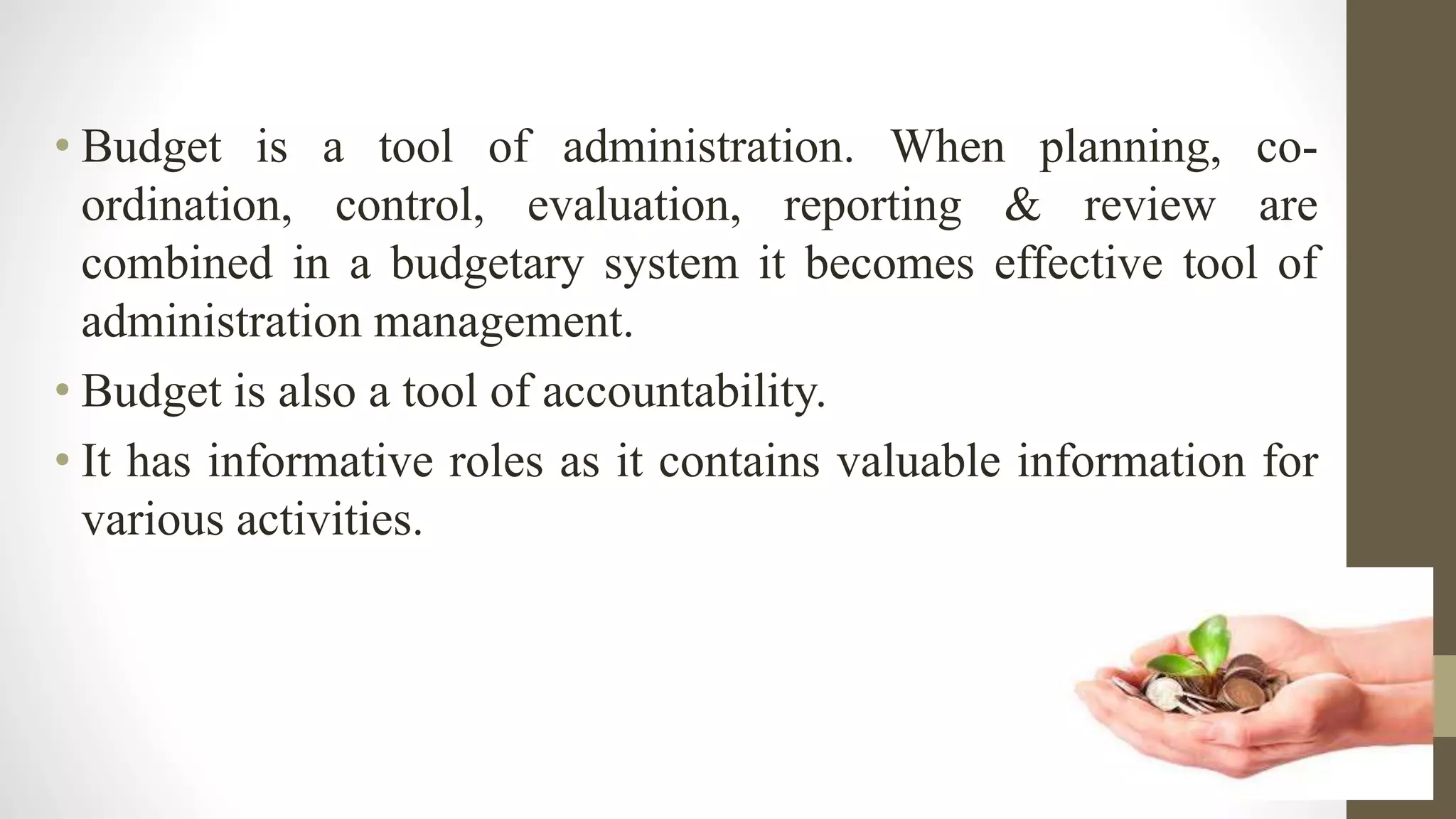 Budgeting- Management Process | PPTX