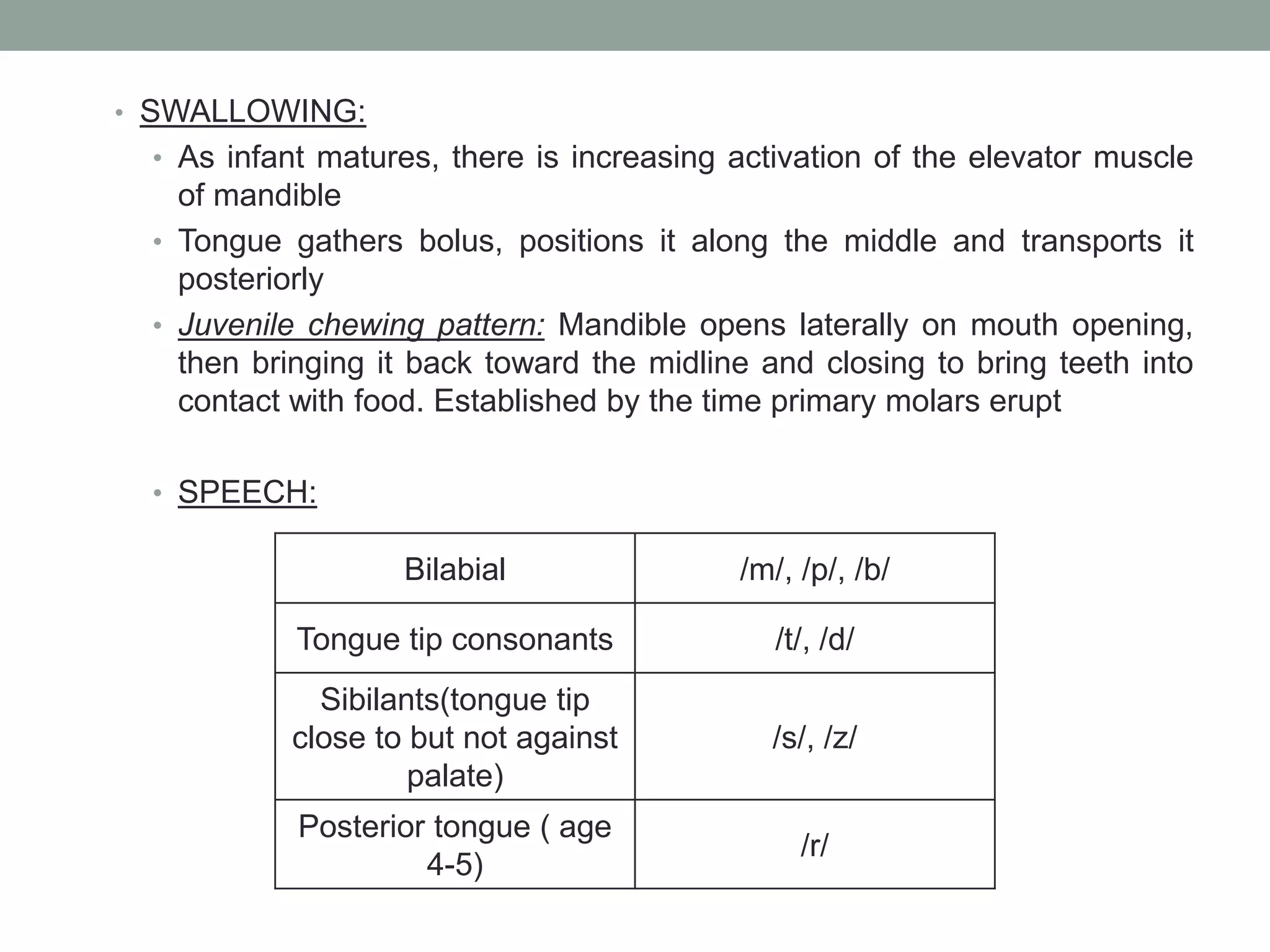 5. early stages of development | PPTX