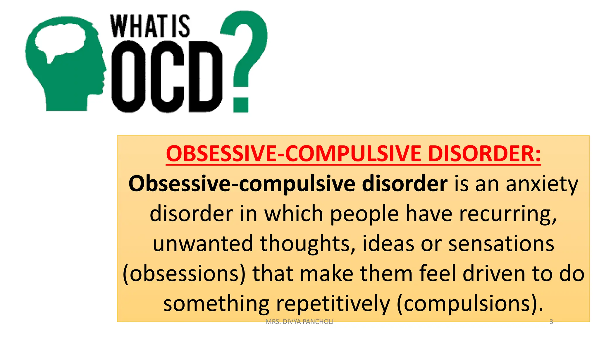 Obsessive compulsive disorders.. pdf medical | PPT