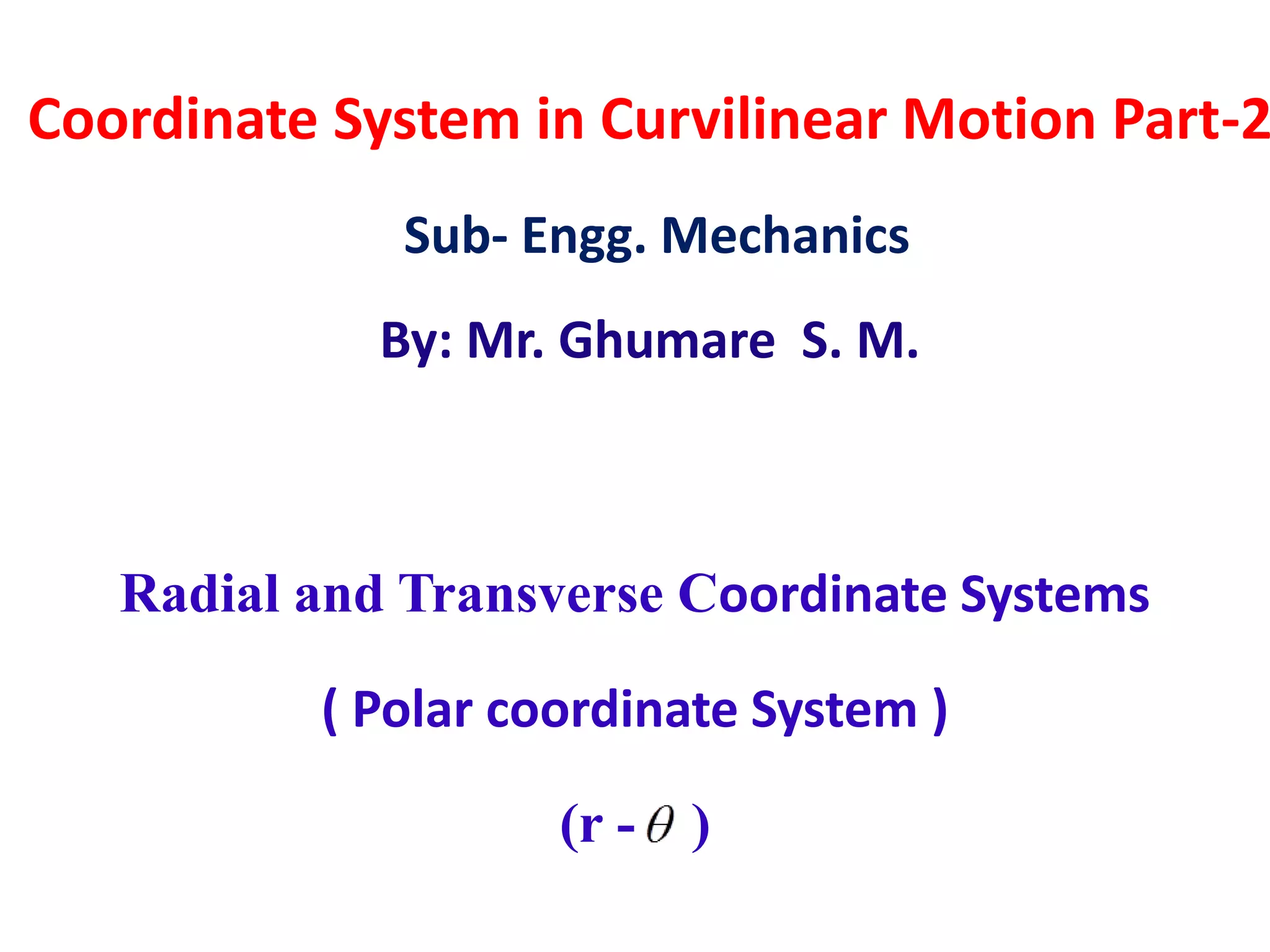 5. radial and transverse compo. 2 by-ghumare s m | PDF