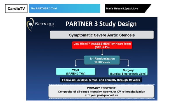 PARTNER 3 Trial | PDF | Heart and Cardiovascular Diseases | Diseases ...