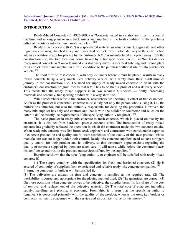 READY MIXED CONCRETE SELECTION FOR INFRASTRUCTURE DEVELOPMENT THROUGH ANALYTIC HIERARCHY PROCESS ...