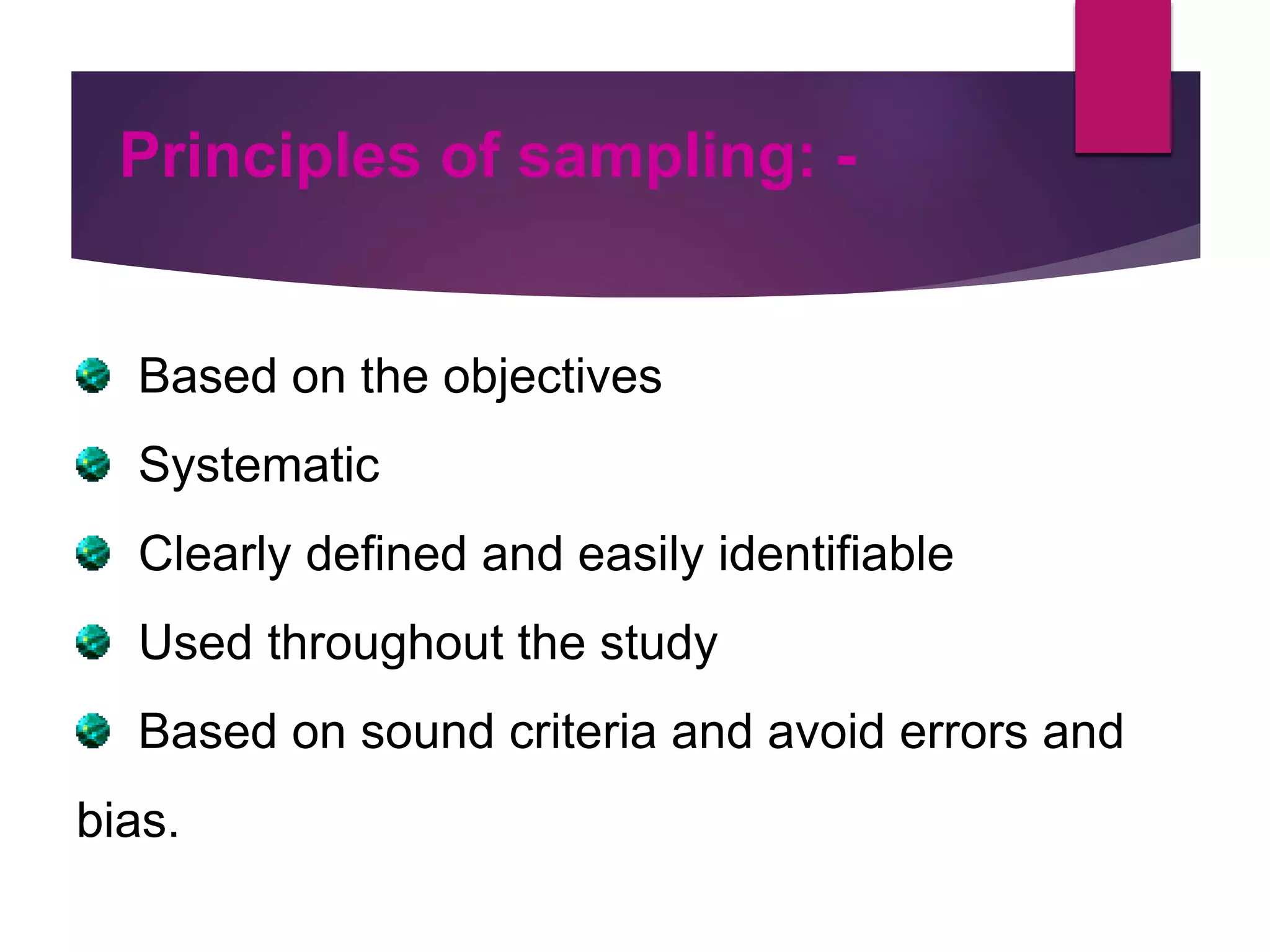 Sampling | PPT | Science
