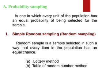 Sampling | PPT | Science