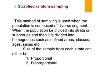 Sampling | PPT | Science