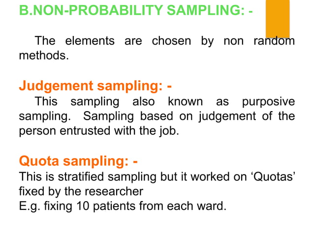 Sampling | PPT | Science