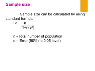 Sampling | PPT | Science