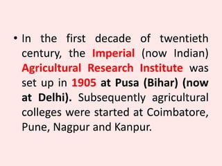 HISTORY OF AGRICULTURAL DEVELOPMENT IN ANCIENT INDIA, AGRICULTURE IN ...
