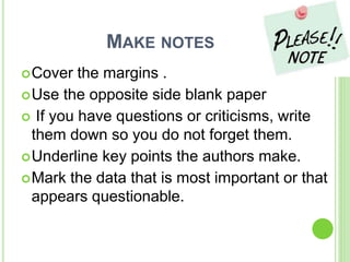 Practical guide: How to read research paper? | PPTX