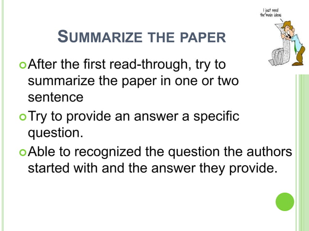 Practical guide: How to read research paper? | PPTX