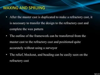 Lab procedures in fabrication of CPD- Dr Prathibha | PPTX