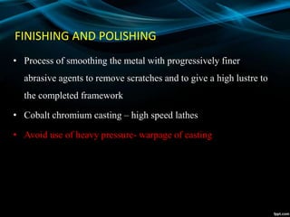 Lab procedures in fabrication of CPD- Dr Prathibha | PPTX