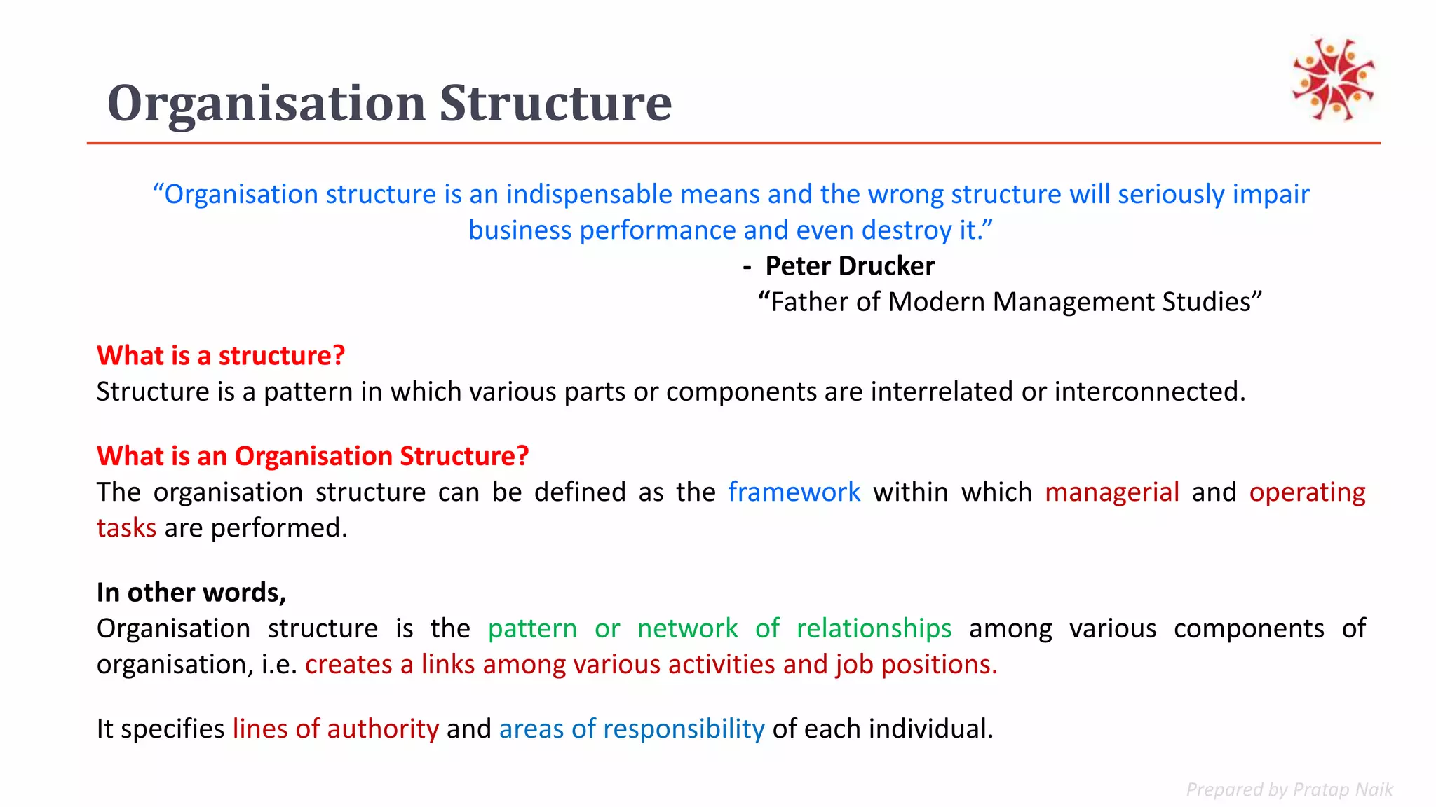 5.3 Organisation Structure : XII Business Studies | PPTX