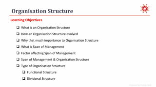 5.3 Organisation Structure : XII Business Studies | PPTX