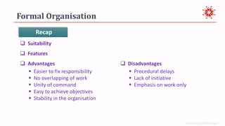 5.6 Formal Organisation : XII Business Studies | PPT