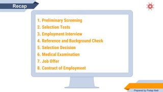 5.Staffing Selection Process : XII Business Studies | PPTX