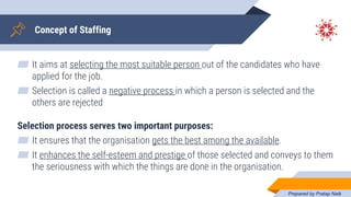 5.Staffing Selection Process : XII Business Studies | PPTX