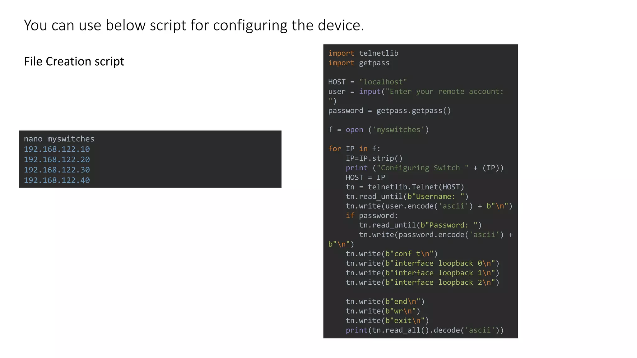 5. configuring multiple switch with files | PPT | Free Download