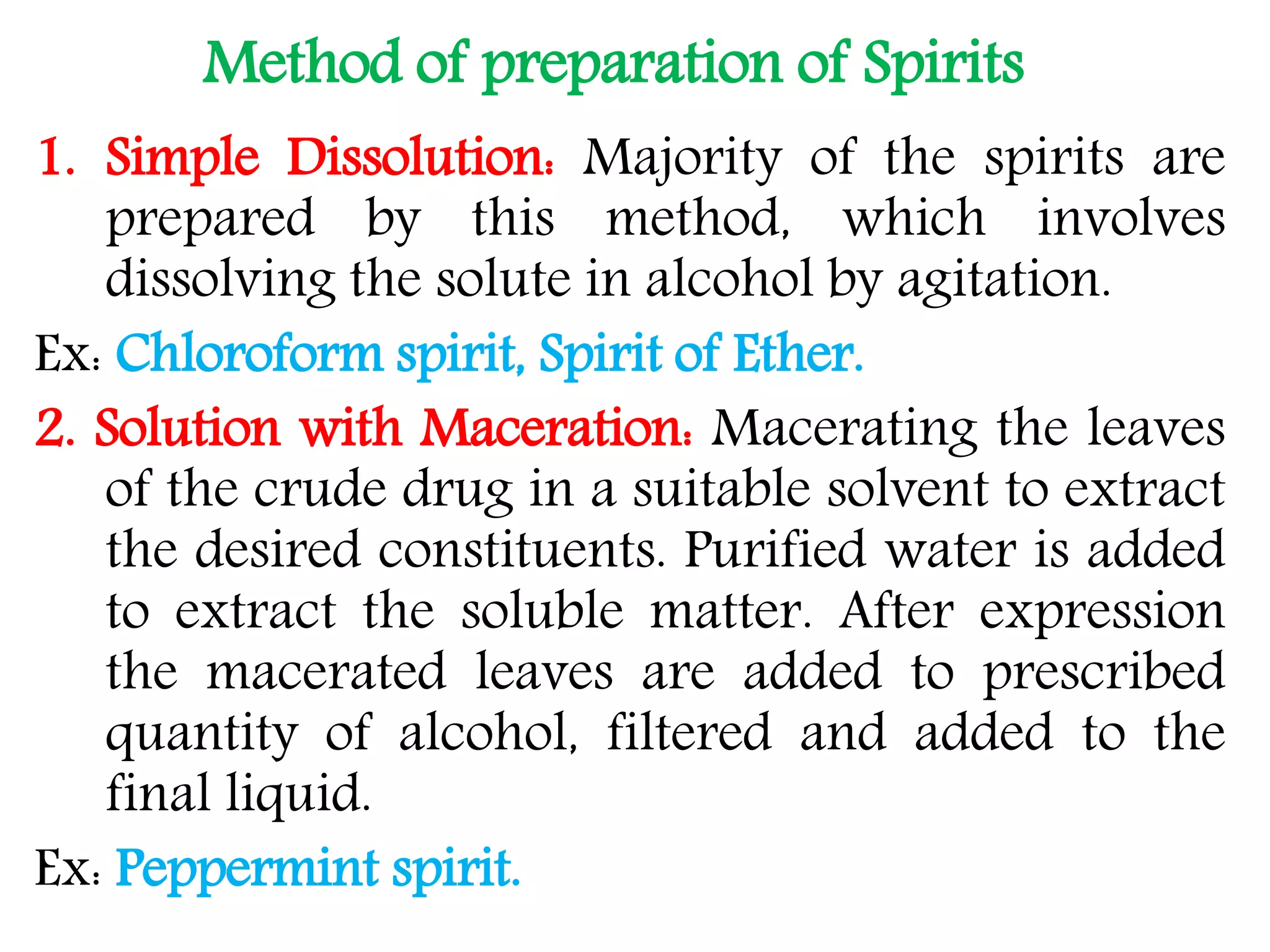 Extraction and galenicals | PPTX