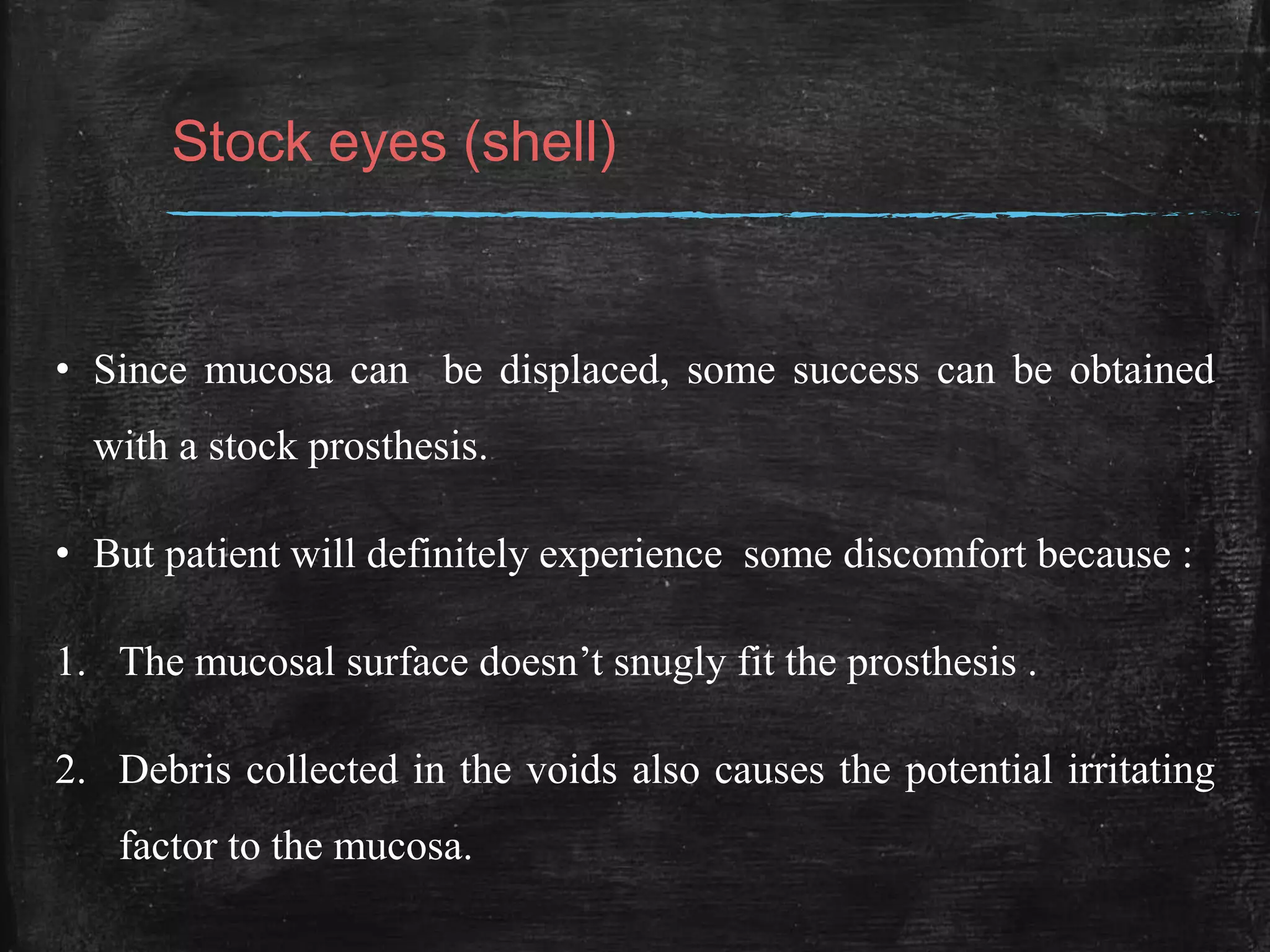 Ocular and Orbital prosthesis ANJALI RATHORE | PPTX