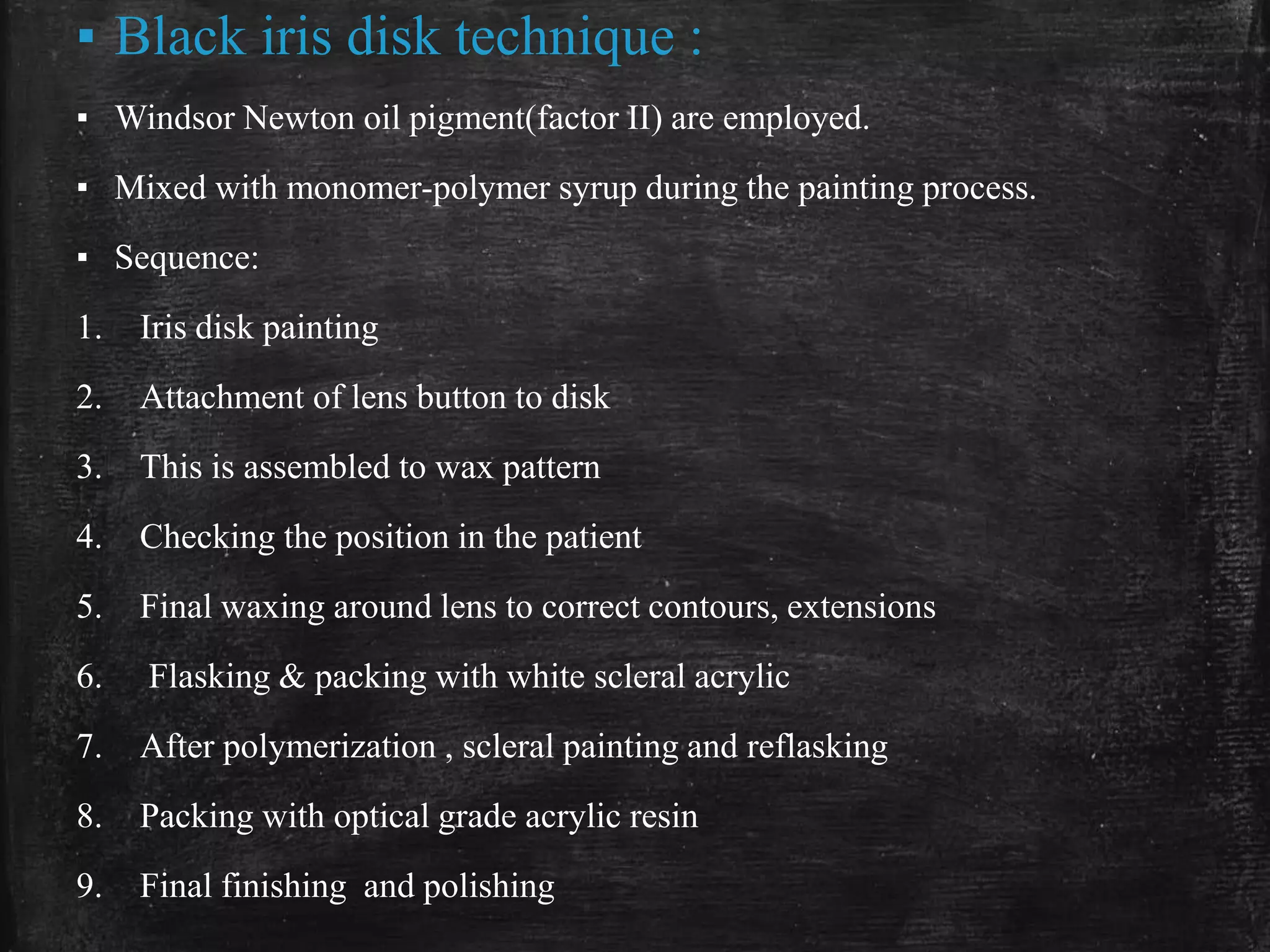 Ocular and Orbital prosthesis ANJALI RATHORE | PPTX