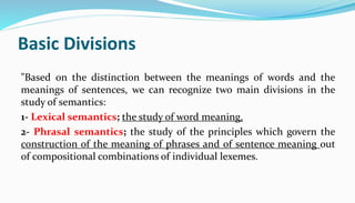 Semantics introduction | PPT
