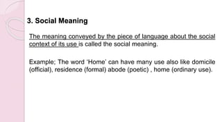 Types of meanings | PPT