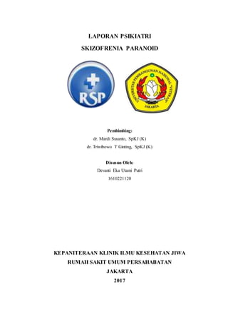 5. skizofrenia paranoid | DOCX