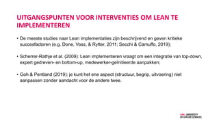 5. een praktijkvoorbeeld van lean implementeren door wilfred knol | PDF