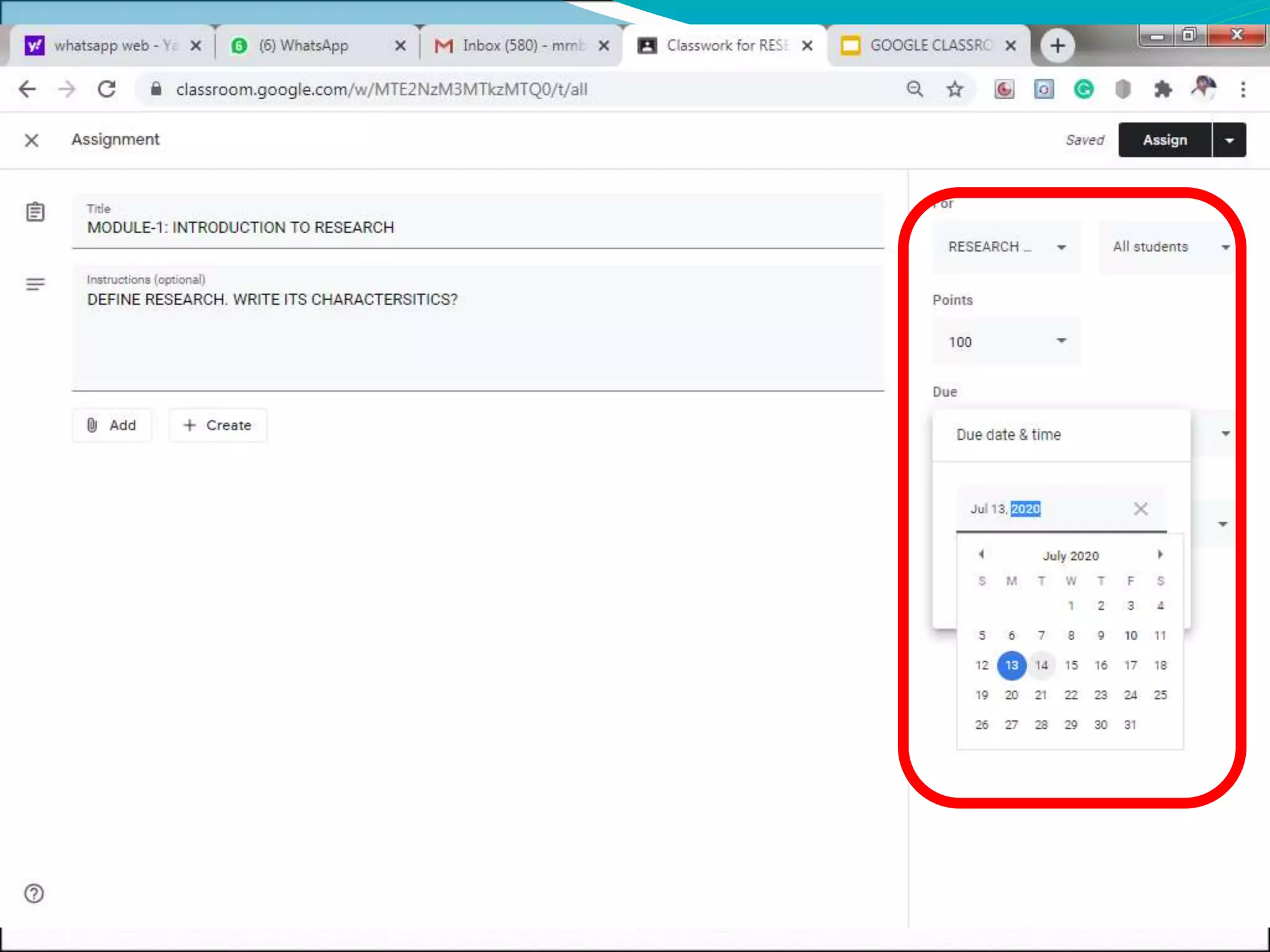 5.google classroom assignment-quiz | PDF