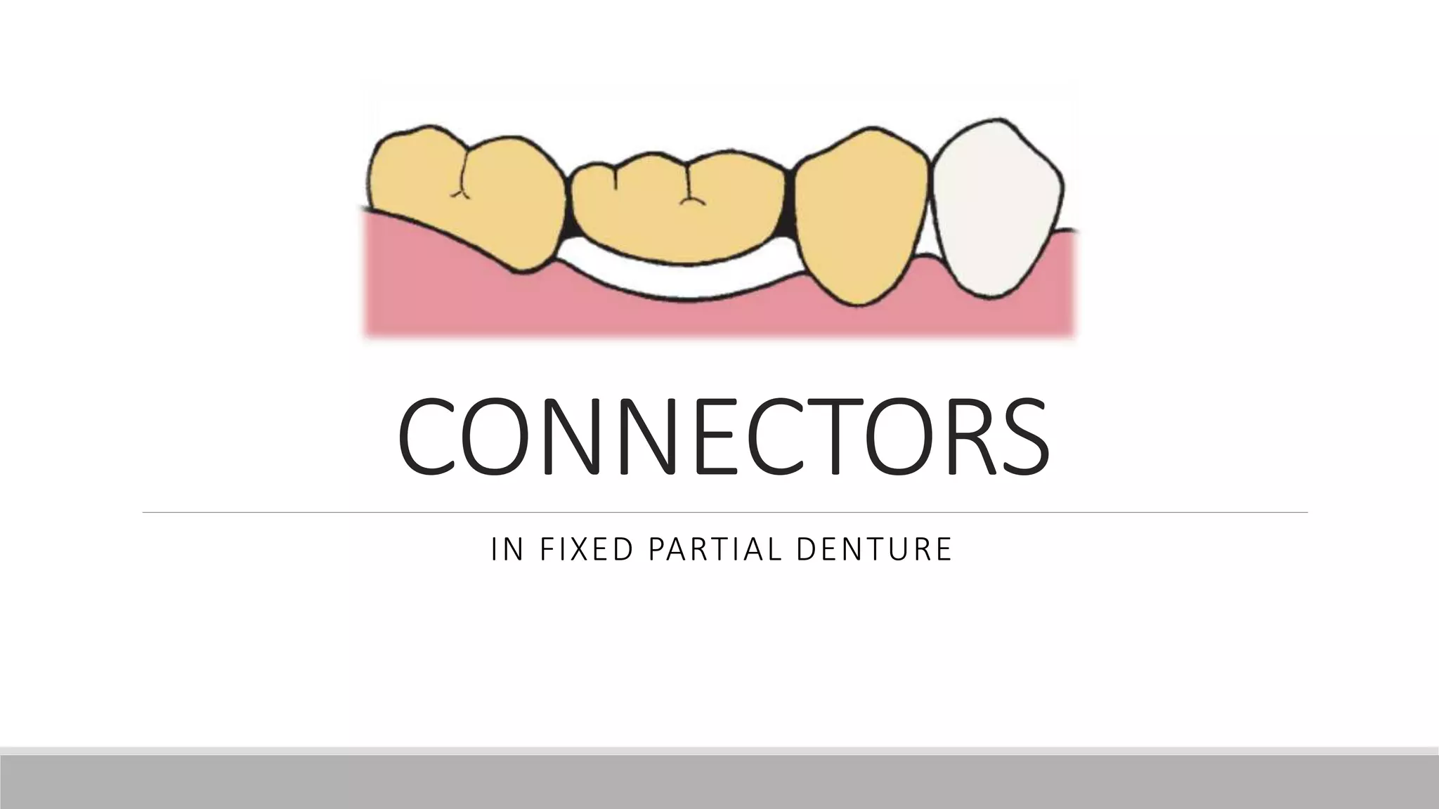 COMPONENTS OF FIXED PARTIAL DENTURE | PPTX