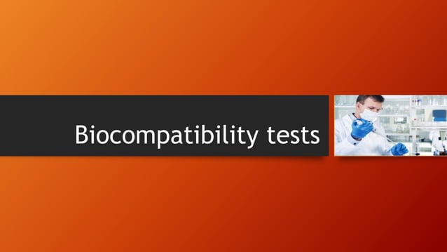 Biocompatibility of Dental materials | PPTX