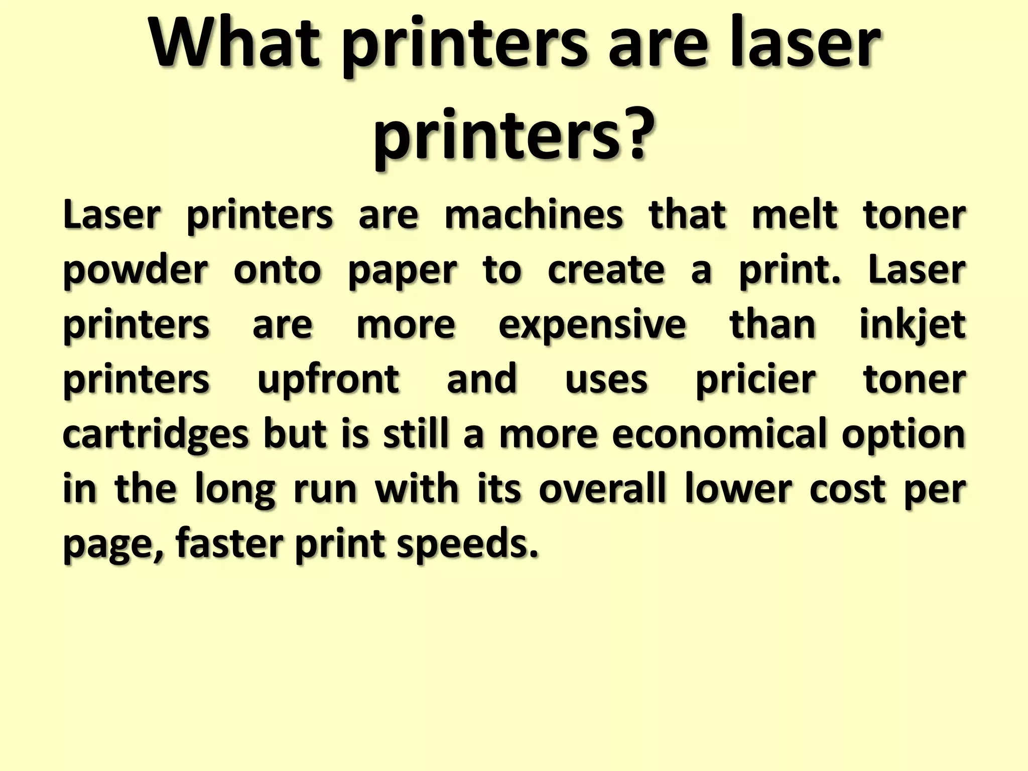 impact and non impact printers | PPTX