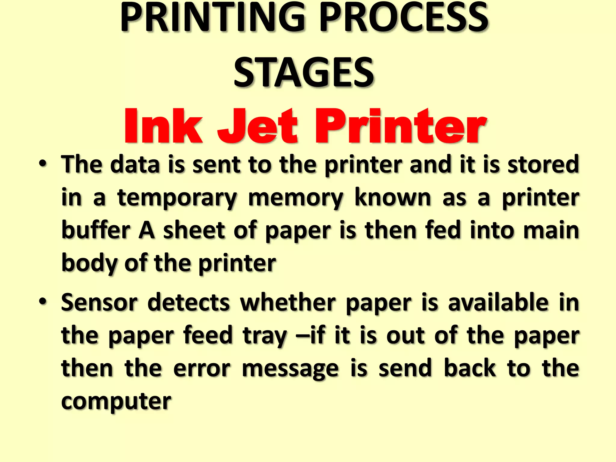 impact and non impact printers | PPTX