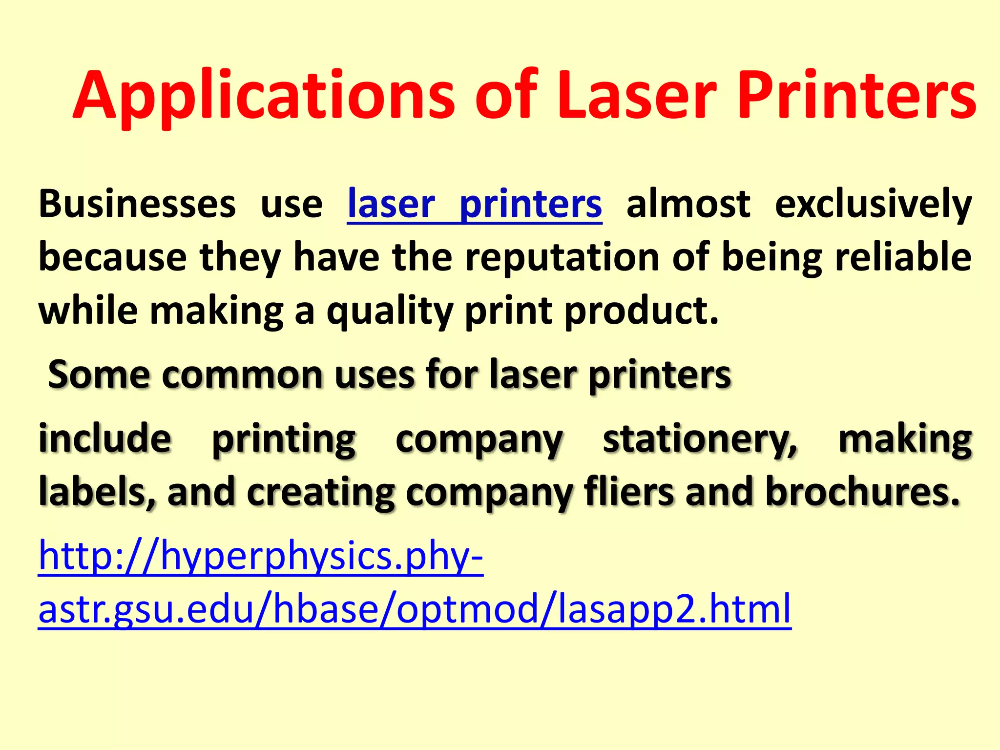 impact and non impact printers | PPTX