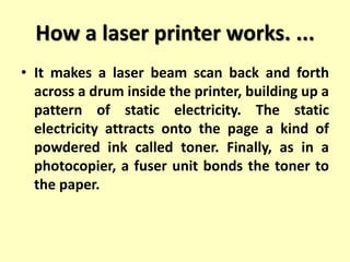 impact and non impact printers | PPTX