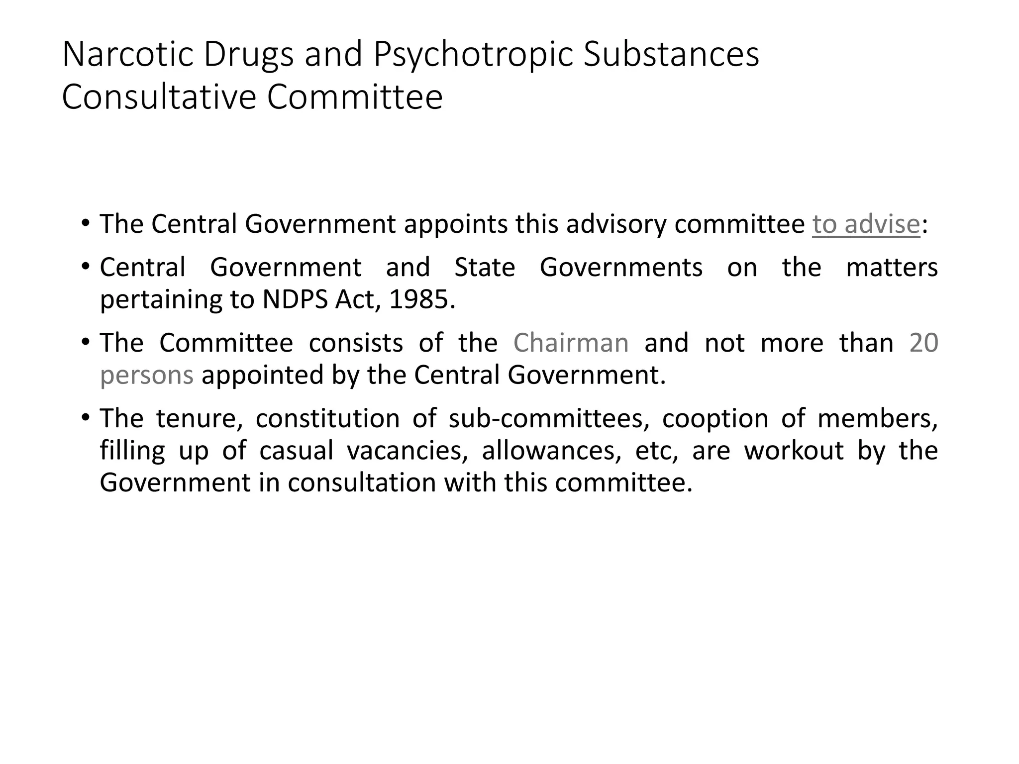 The narcotic drugs and psychotropic substances (NDPS) act, 1985 and rules, 1985 | PPTX