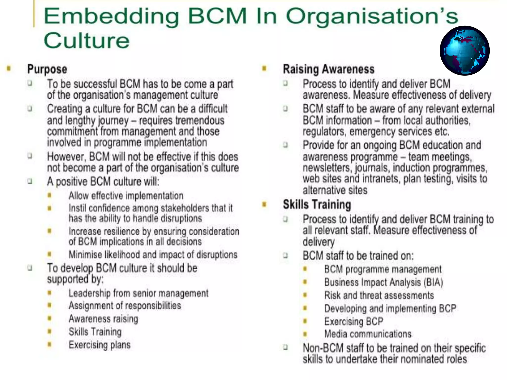 Teknik Penerapan, Perencanaan dan Implementasi Kebijakan BCM _ Materi ...