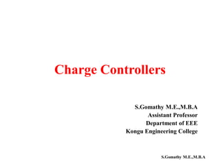 Charge controllers | PDF